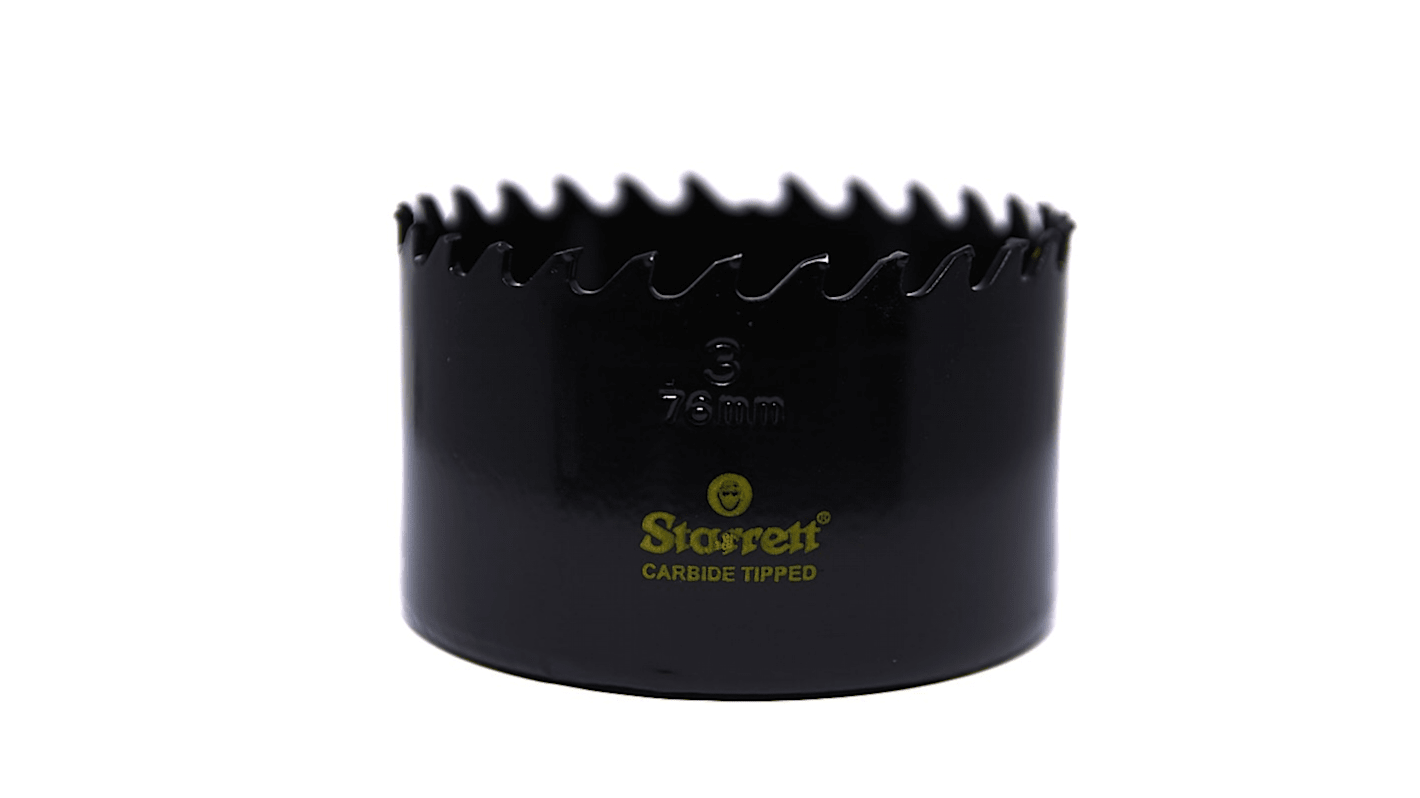 BF485 | Starrett Tungsten Carbide 76mm Hole Saw | RS