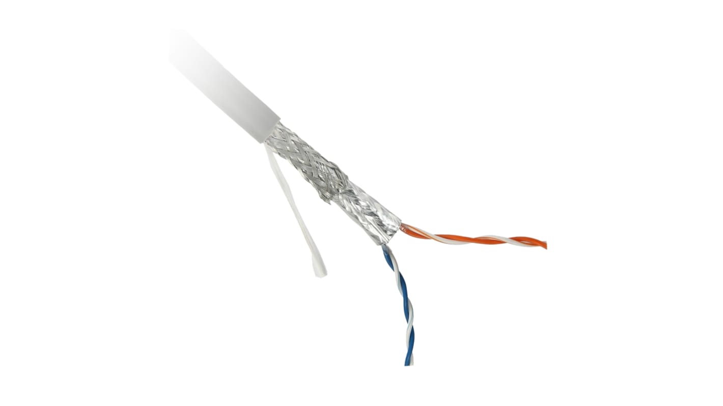 TSXSCMCN025 | Schneider Electric Ethernet Cable, White PE Sheath, 25m | RS