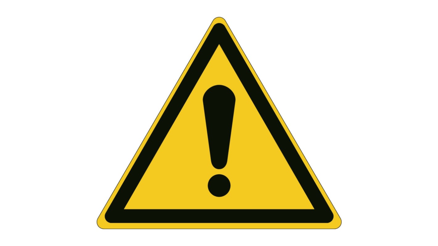 826616 | Brady Self-Adhesive General Hazard Hazard Warning Sign | RS