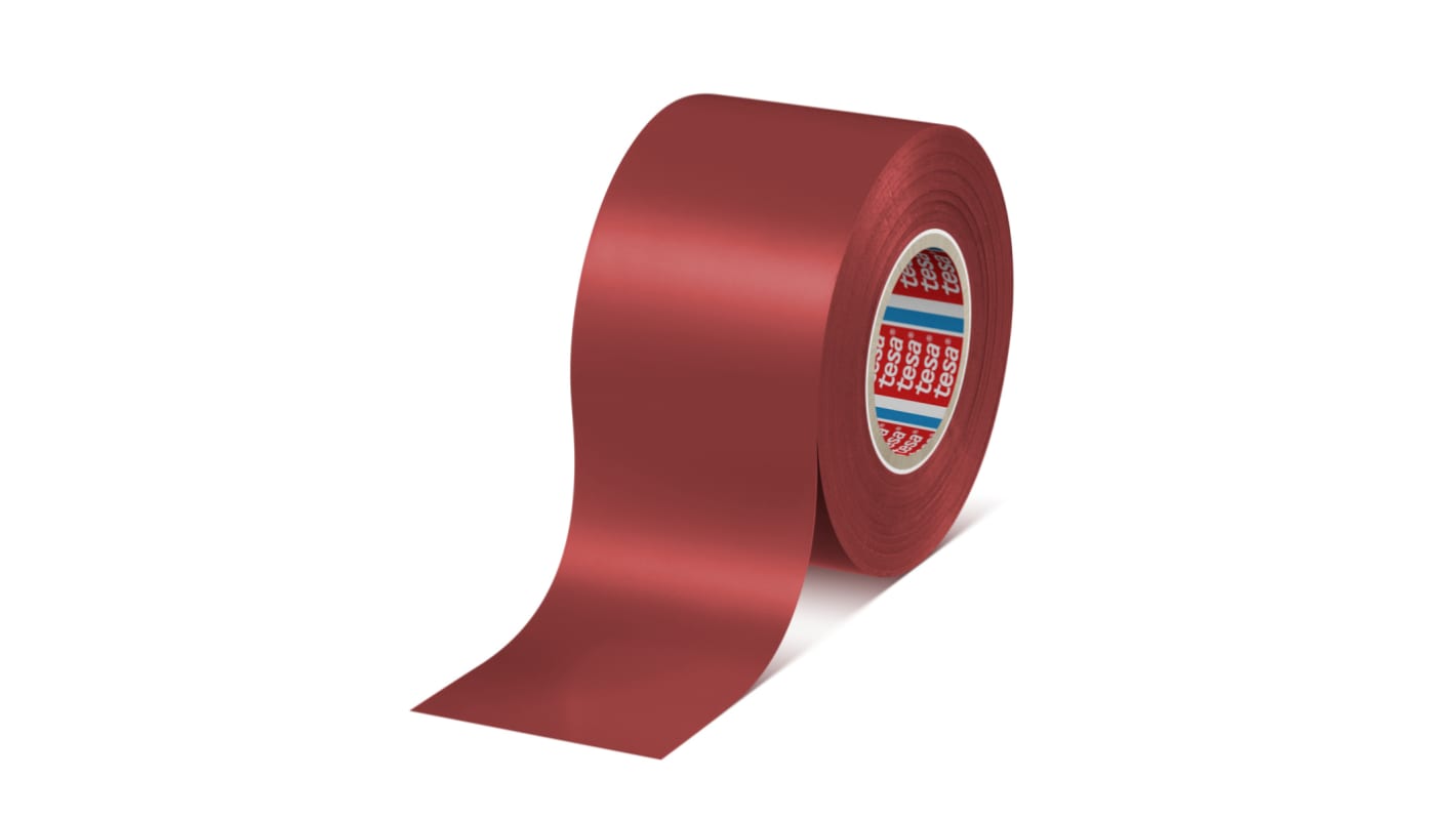 04163-00010-07 | Tesa TESA Red PVC Electrical Insulation Tape, 19mm x ...