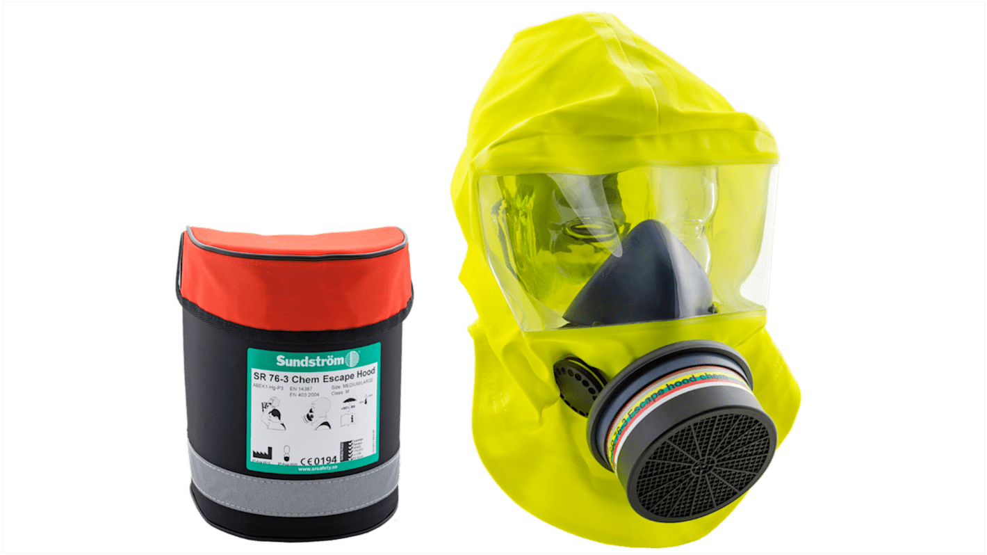 Sundstrom H15-0412 Yellow Silicone Protective Hood, Resistant to ...