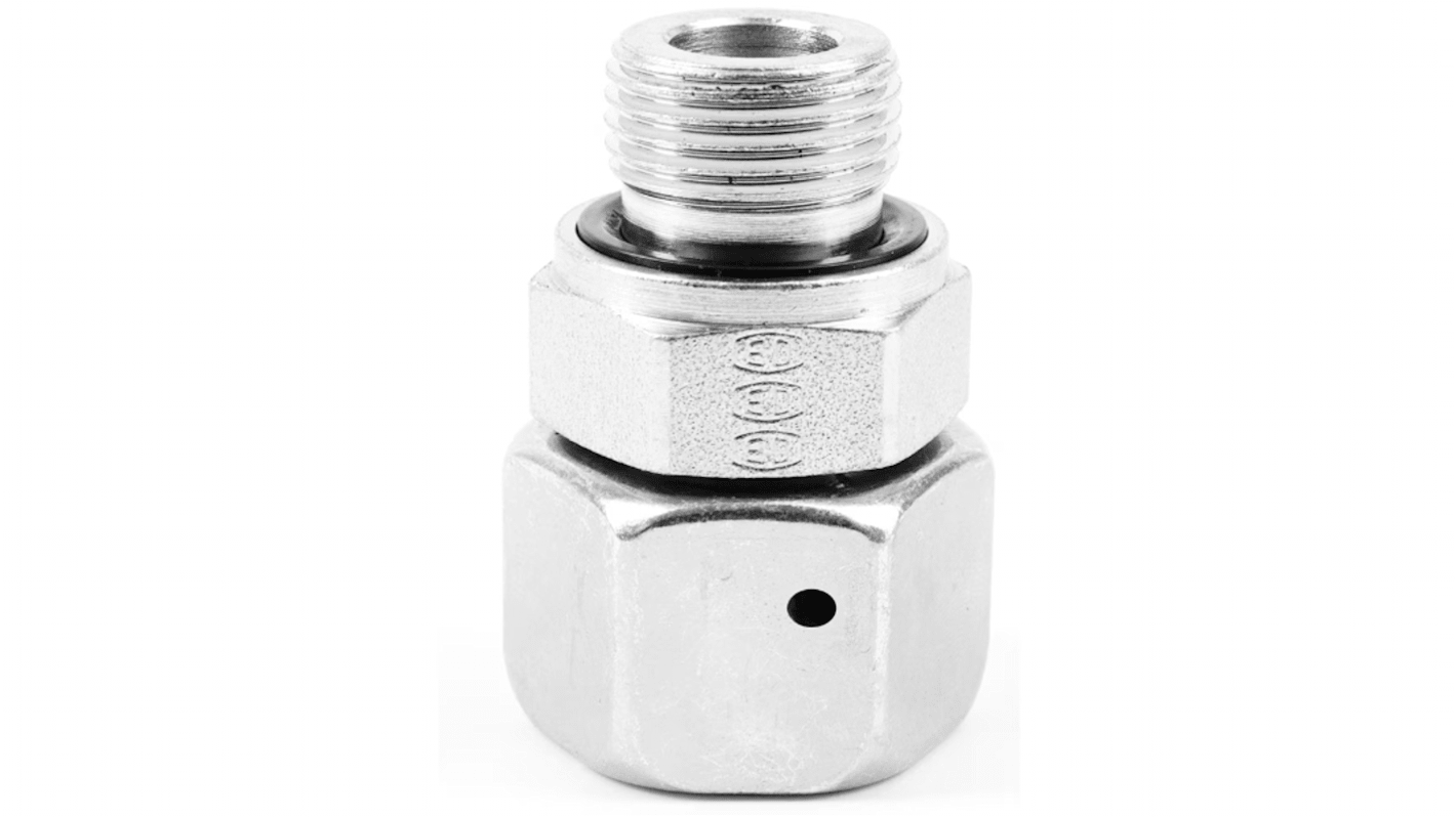 Parker Hydraulic Swivel Nut Union 24° Cone Male to BSPP 1/4 ...