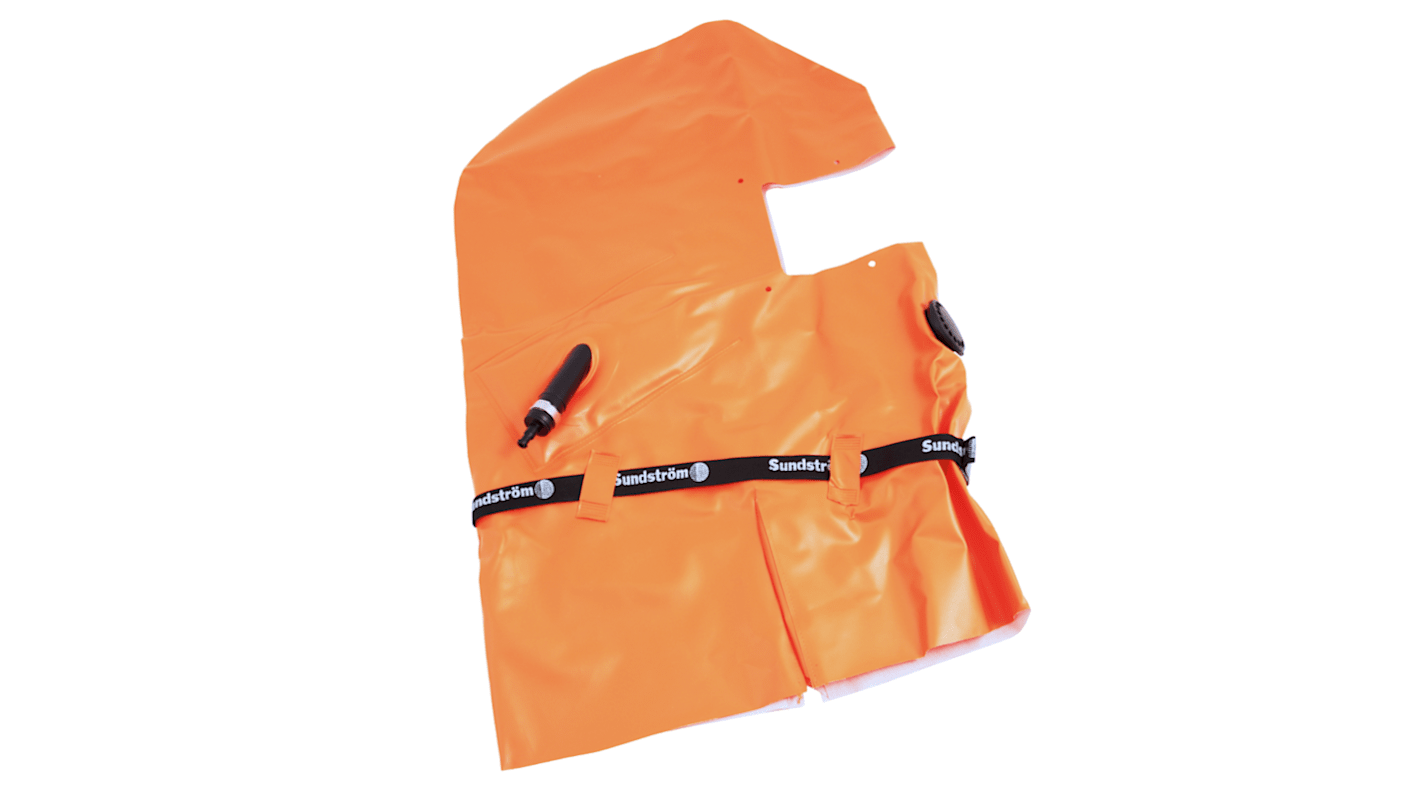 Sundstrom R03-0305 Orange PVC Protective Hood | RS