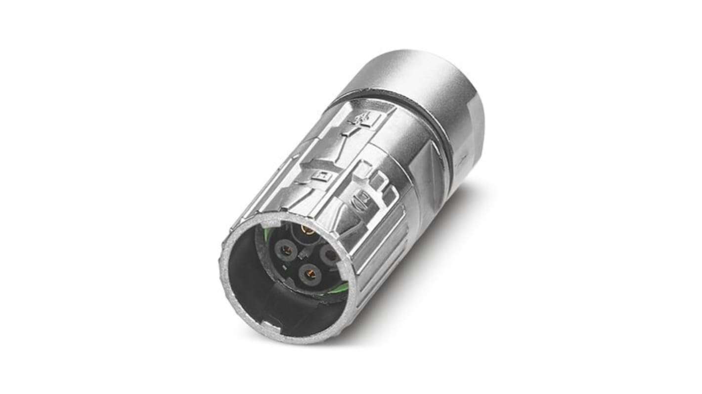 1069492 | Phoenix Contact Connector, 4 Contacts, Cable Mount, M17 ...