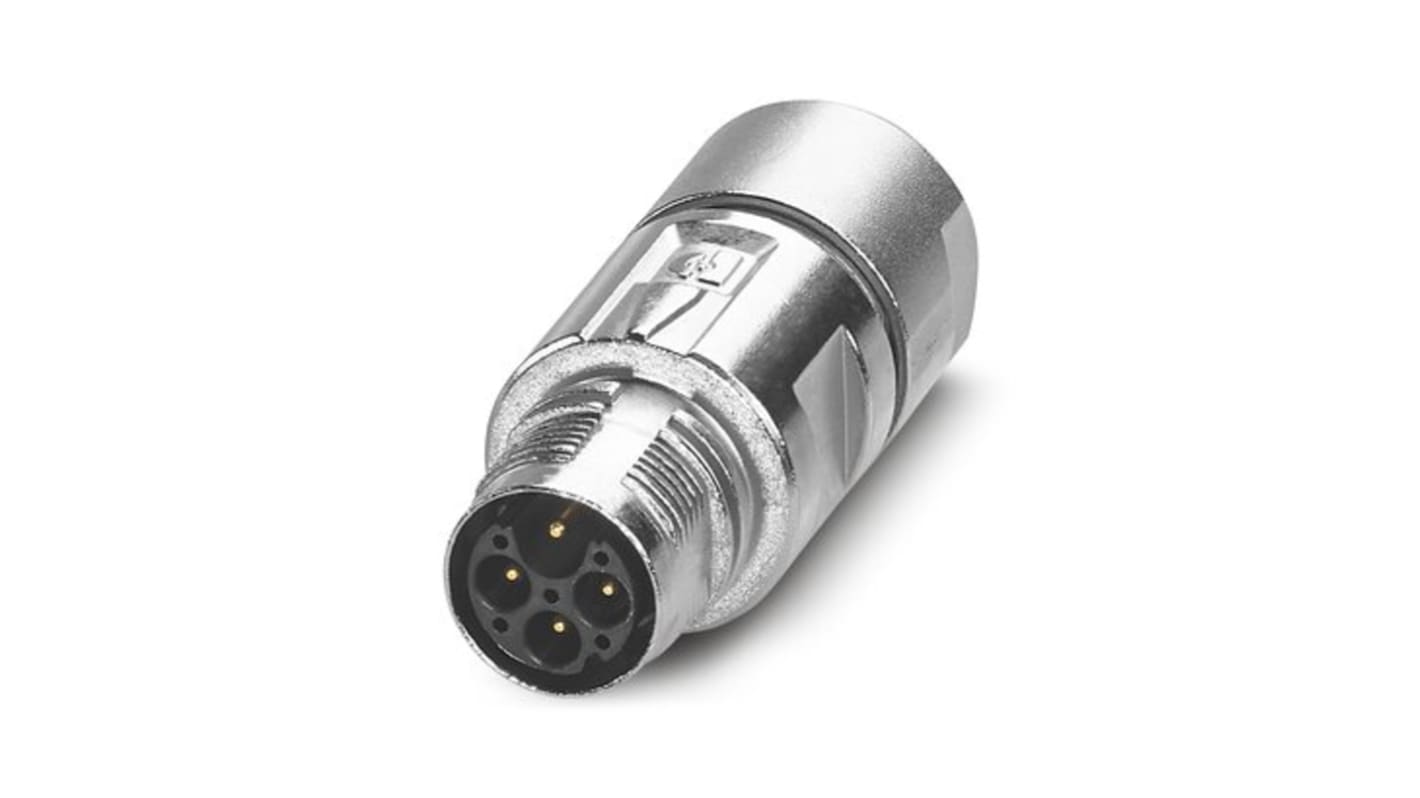 1069495 | Phoenix Contact Connector, 4 Contacts, Cable Mount, M17 ...