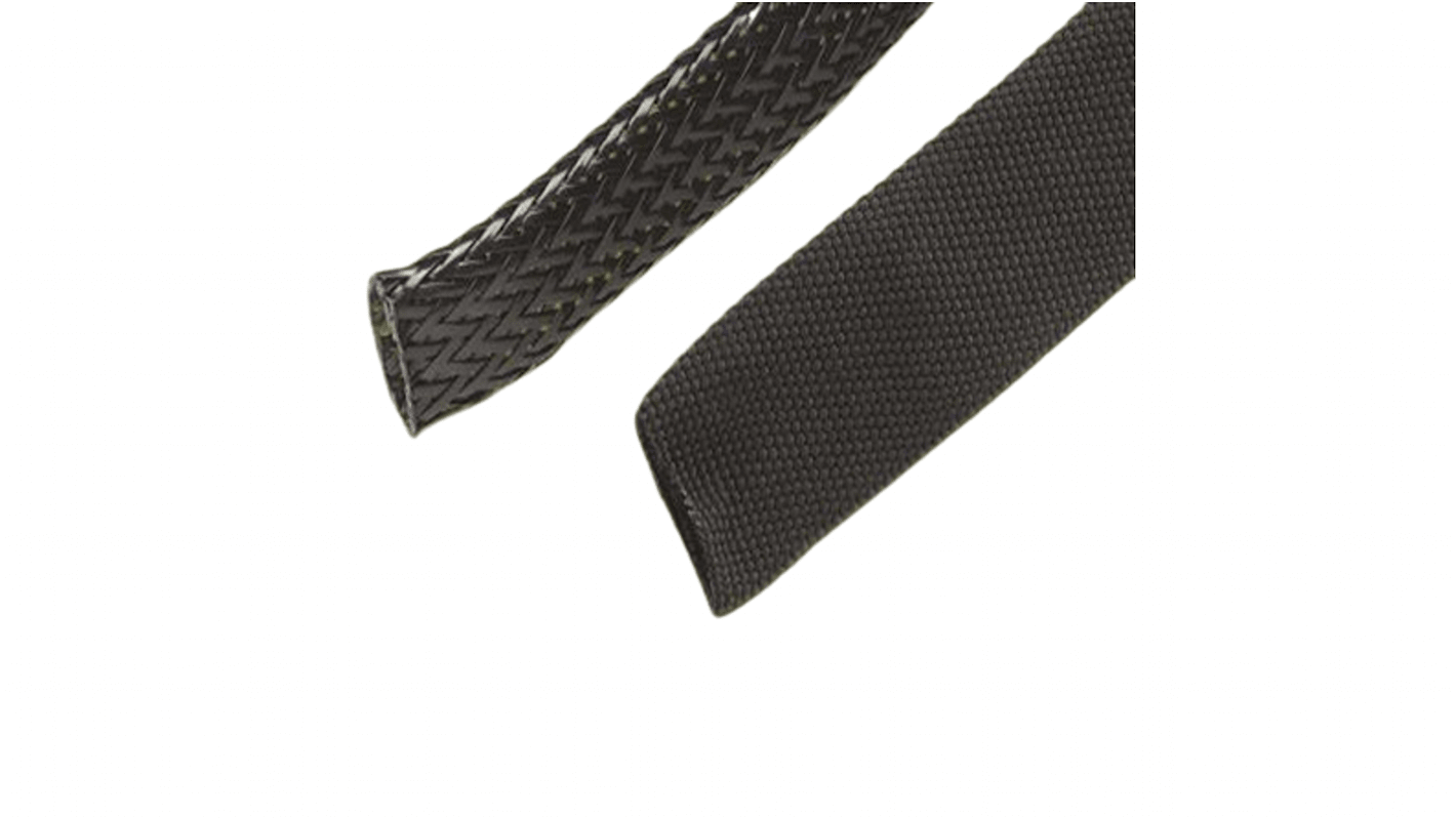 G120NF34 BK005 | Alpha Wire Expandable Braided PET Black Cable Sleeve ...