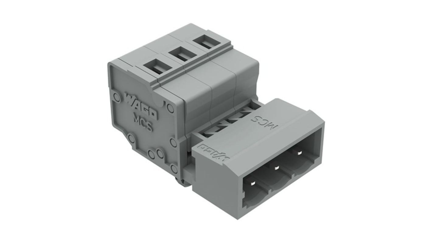 231-603/018-000 | Wago 231 Series Pluggable Connector, 3-Pole, Male, 3 ...