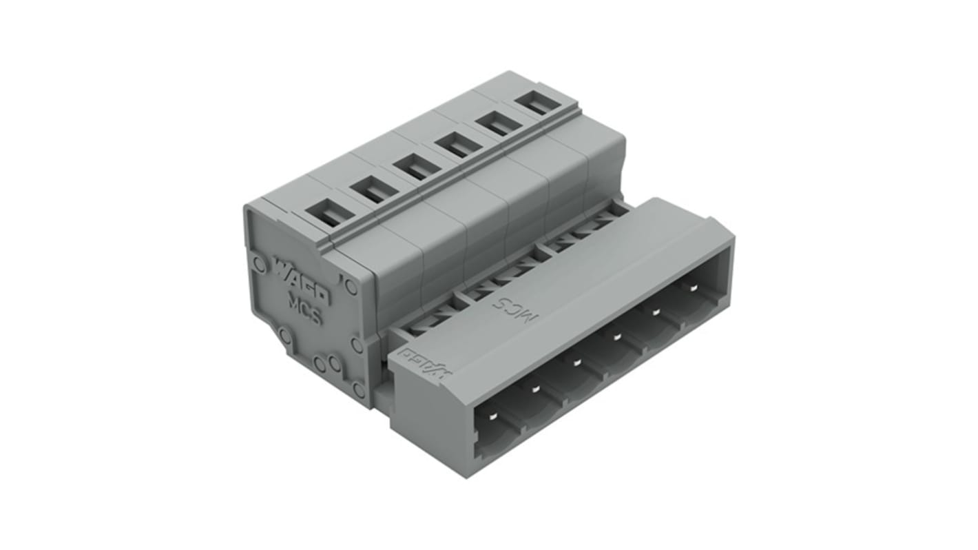231-606 | Wago 231 Series Pluggable Connector, 6-Pole, Male, 6-Way ...