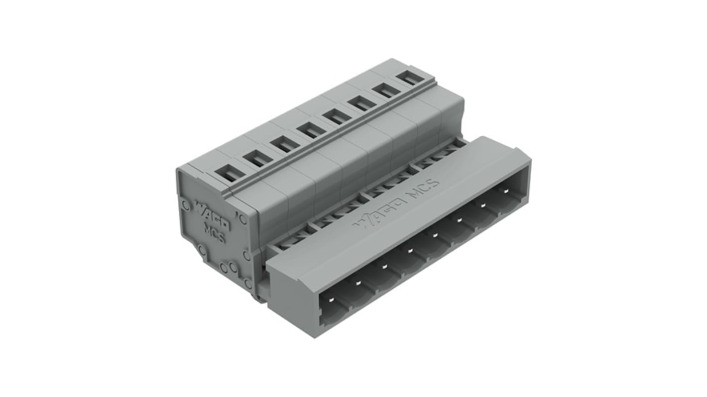 231-608/018-000 | Wago 231 Series Pluggable Connector, 8-Pole, Male, 8 ...