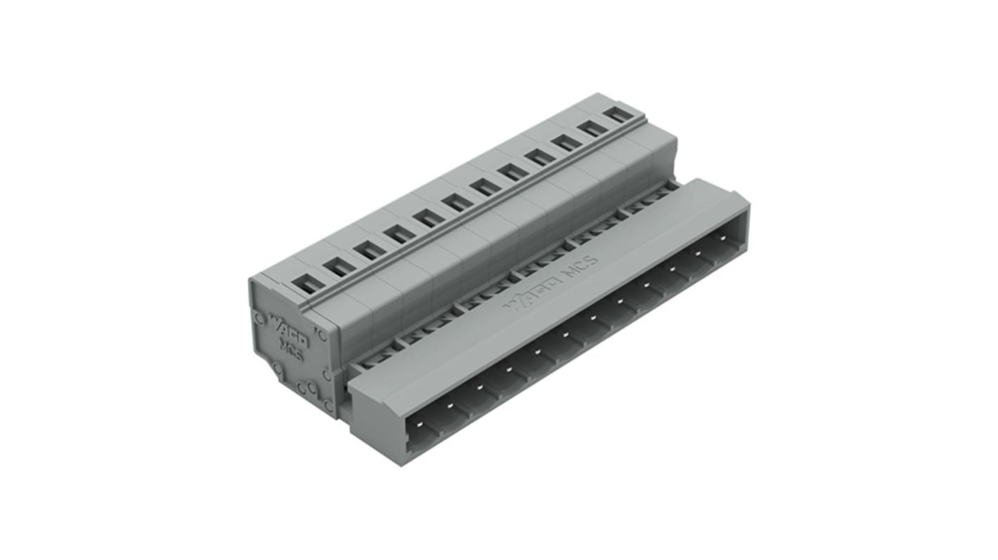 231-612 | Wago 231 Series Pluggable Connector, 12-Pole, Male, 12-Way ...