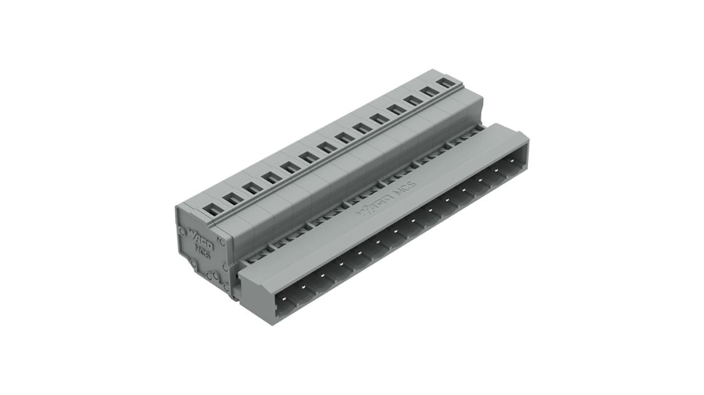 231-614/018-000 | Wago 231 Series Pluggable Connector, 14-Pole, Male ...