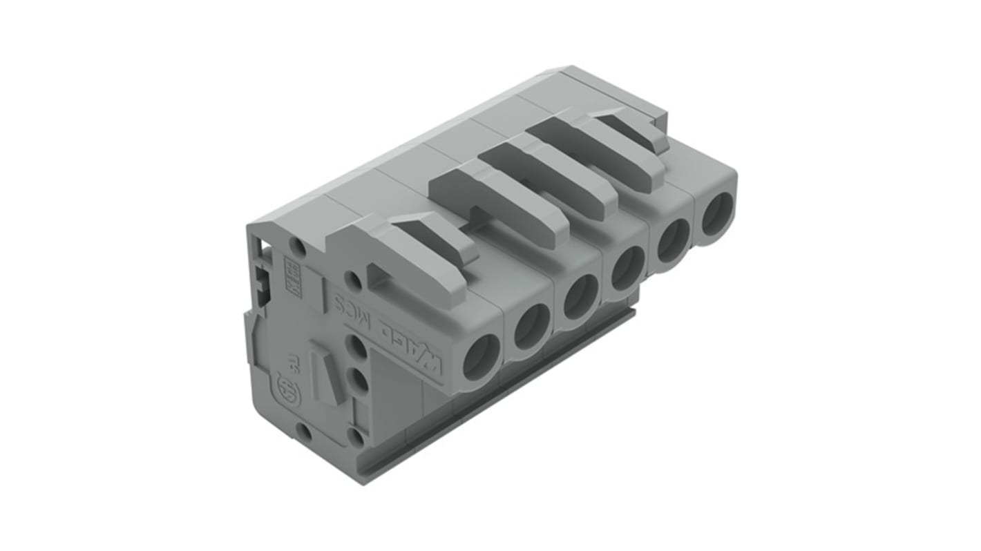 232-106/026-000 | Wago 232 Series Pluggable Connector, 6-Pole, Female ...