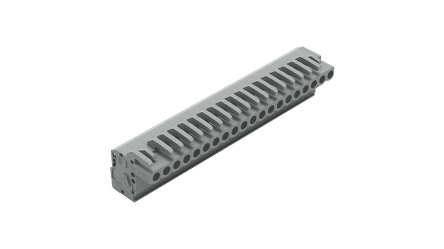 232-120/026-000 | Wago 232 Series Pluggable Connector, 20-Pole, Female ...