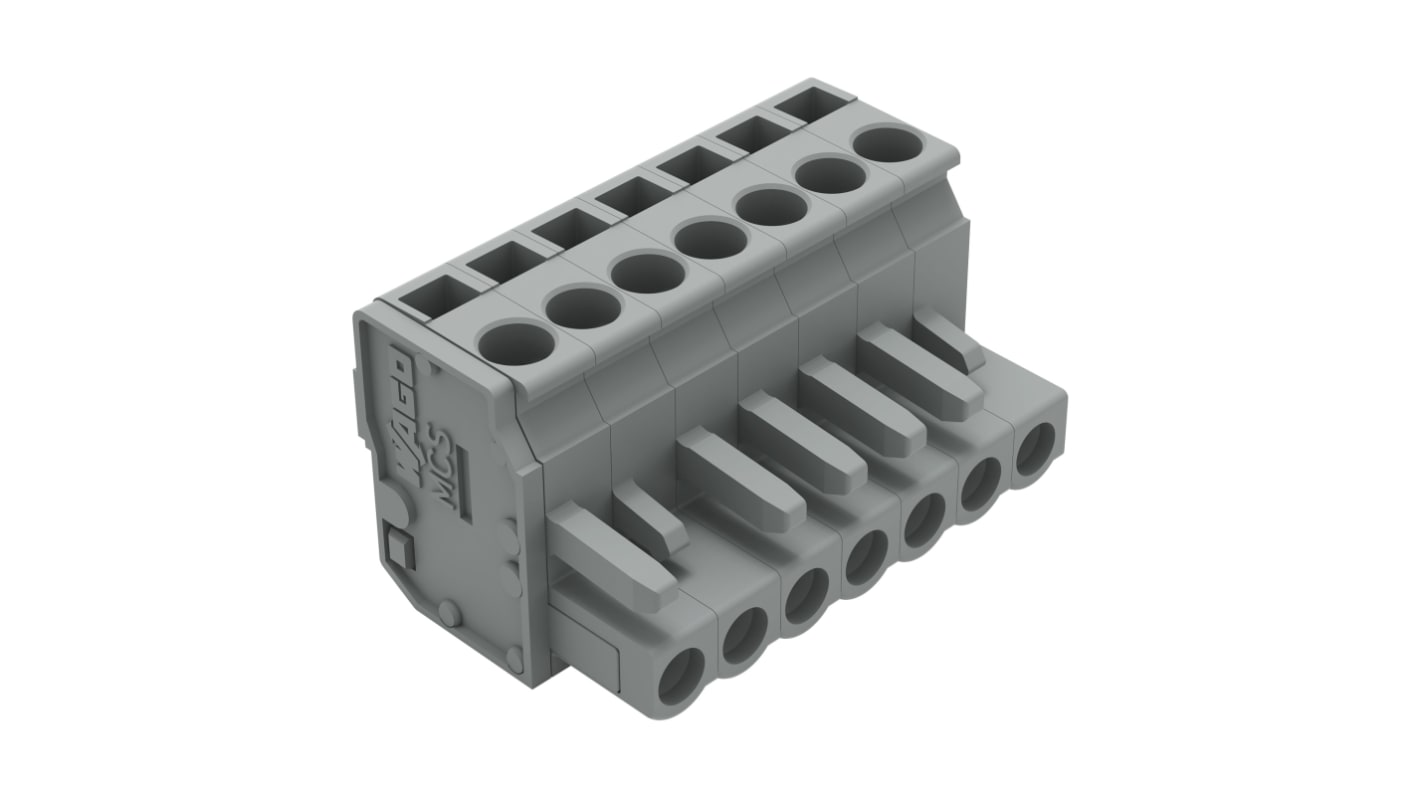 232-207/026-000 | Wago 232 Series Pluggable Connector, 7-Pole, Female ...