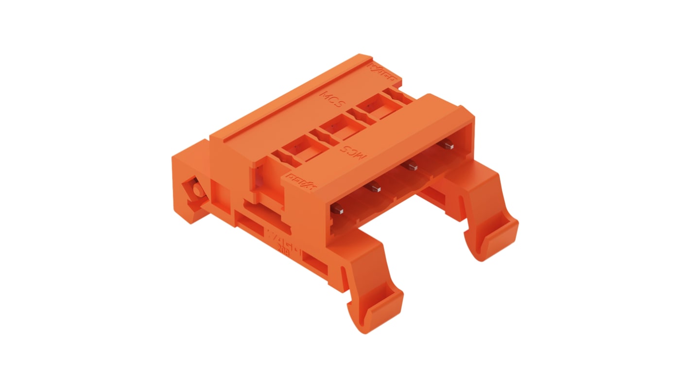 232-584/007-000 | Wago 7.62mm Pitch 4 Way Horizontal Pluggable Terminal ...