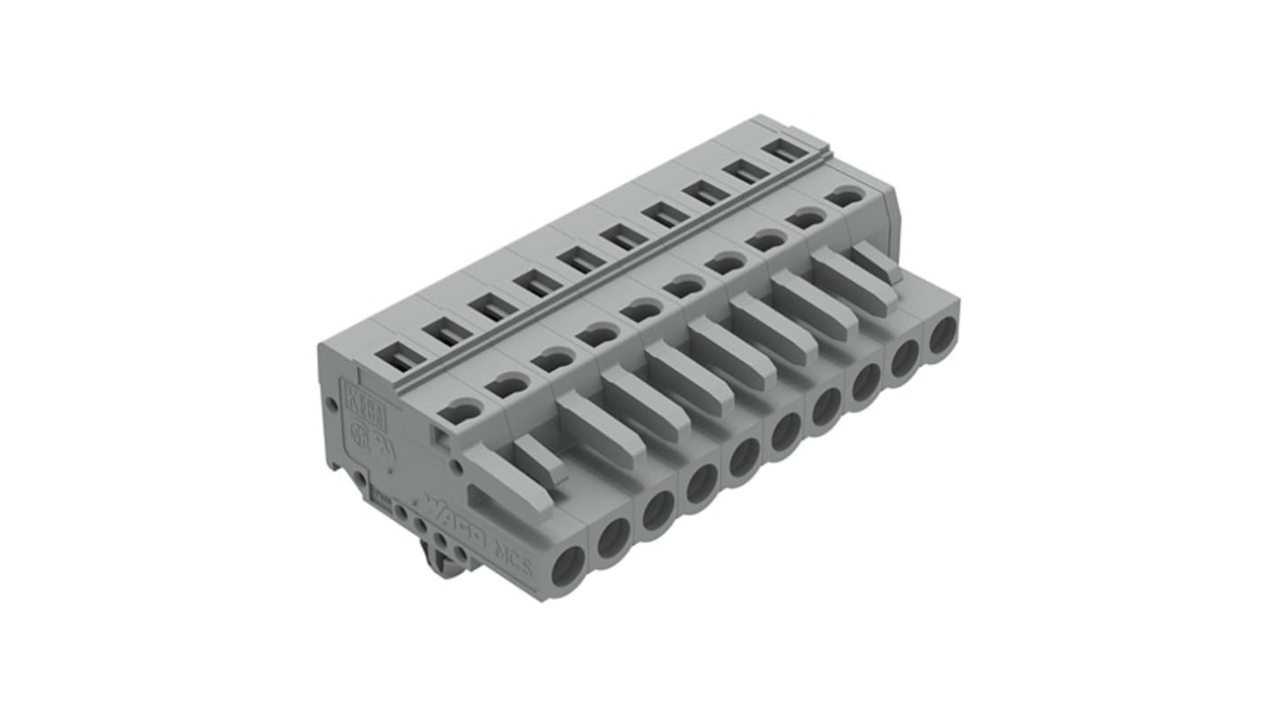 231-110/008-000 | Wago 231 Series Pluggable Connector, 10-Pole, Female ...