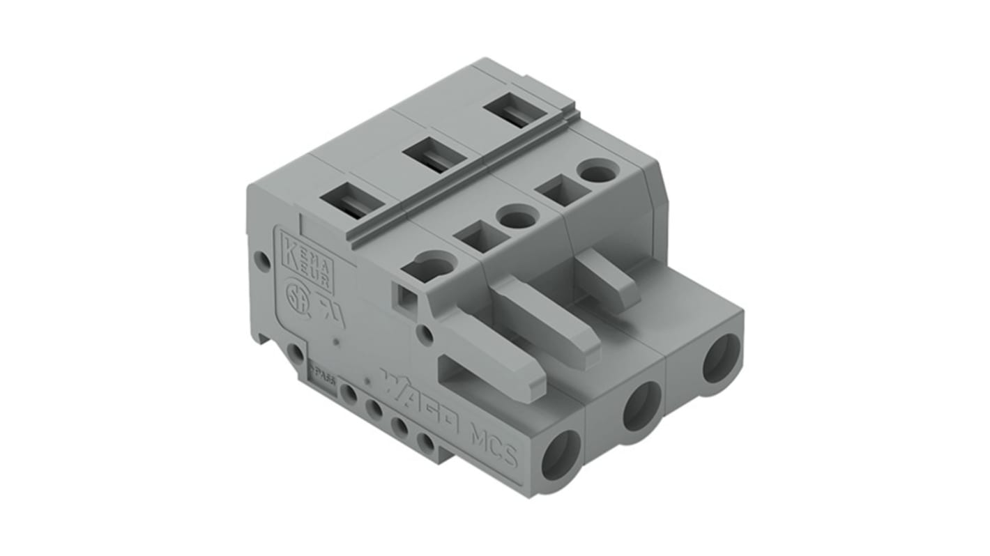 231-203/026-000 | Wago 231 Series Pluggable Connector, 3-Pole, Female ...