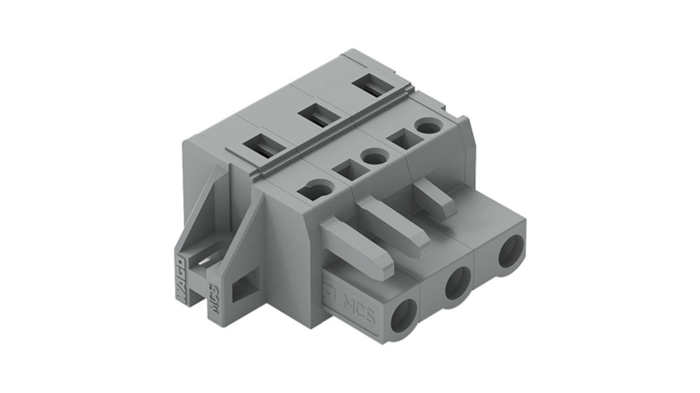 231-203/031-000 | Wago 231 Series Pluggable Connector, 3-Pole, Female ...