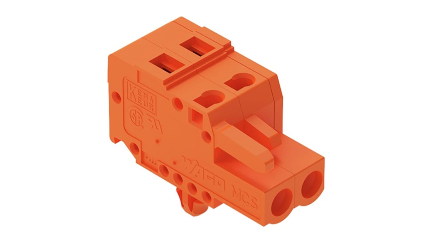 231-302/008-000 | Wago 231 Series Pluggable Connector, 2-Pole, Female ...