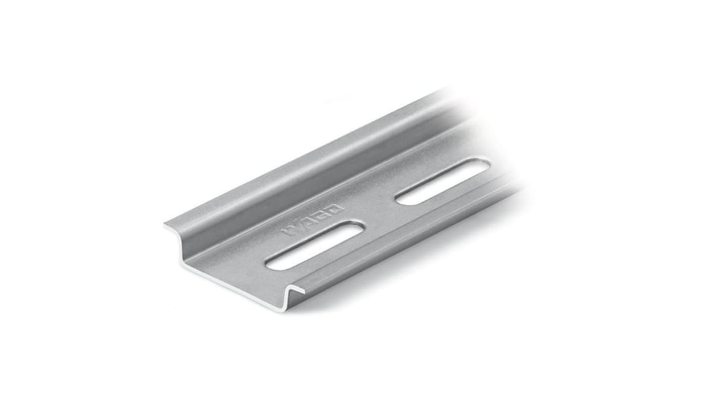 210-504 | Wago Steel Slotted Support Rail, 35mm x 2m x 8mm | RS