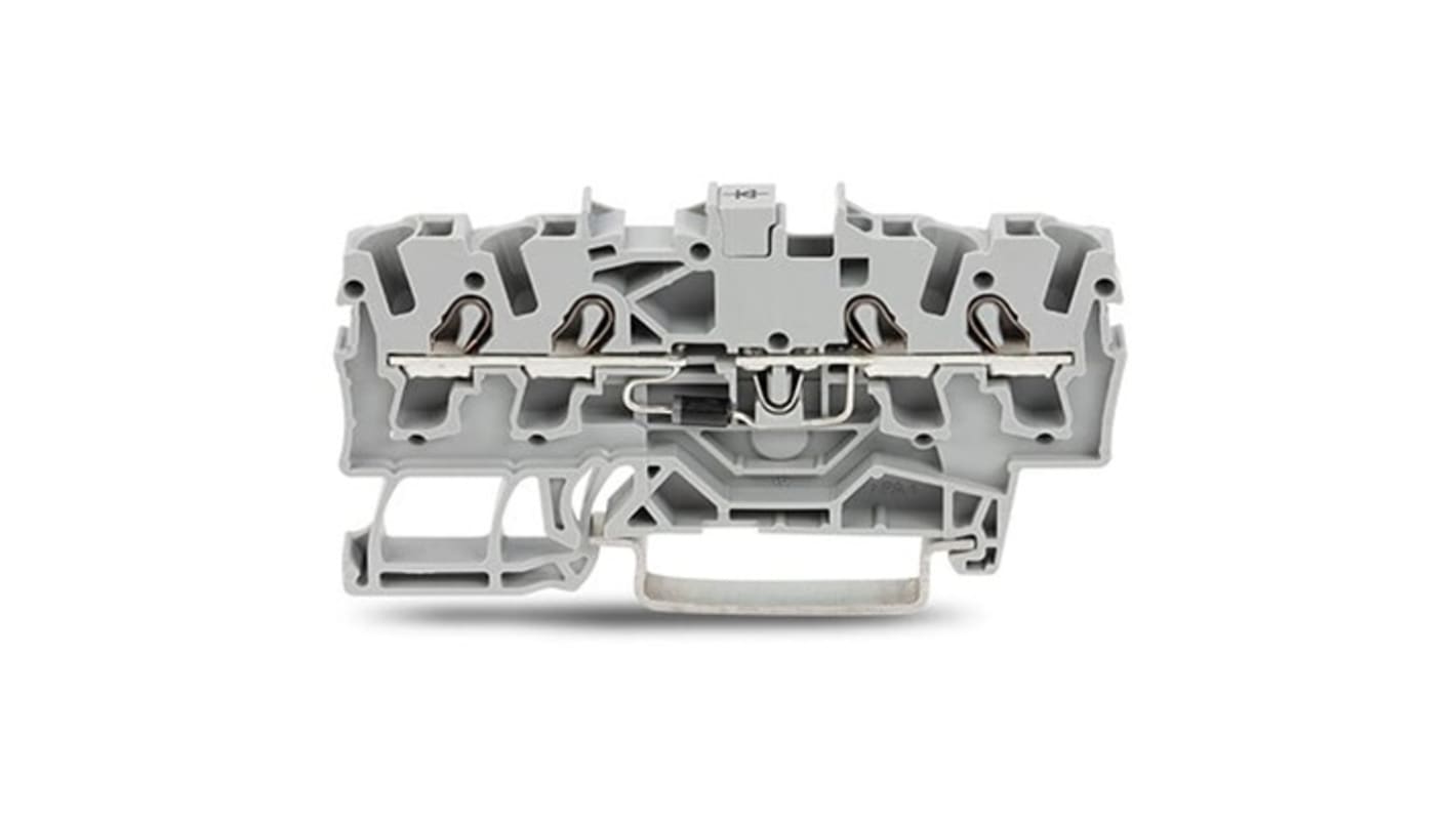 2002-1411/1000-411 | Wago TOPJOB S Series Grey Component Terminal Block ...
