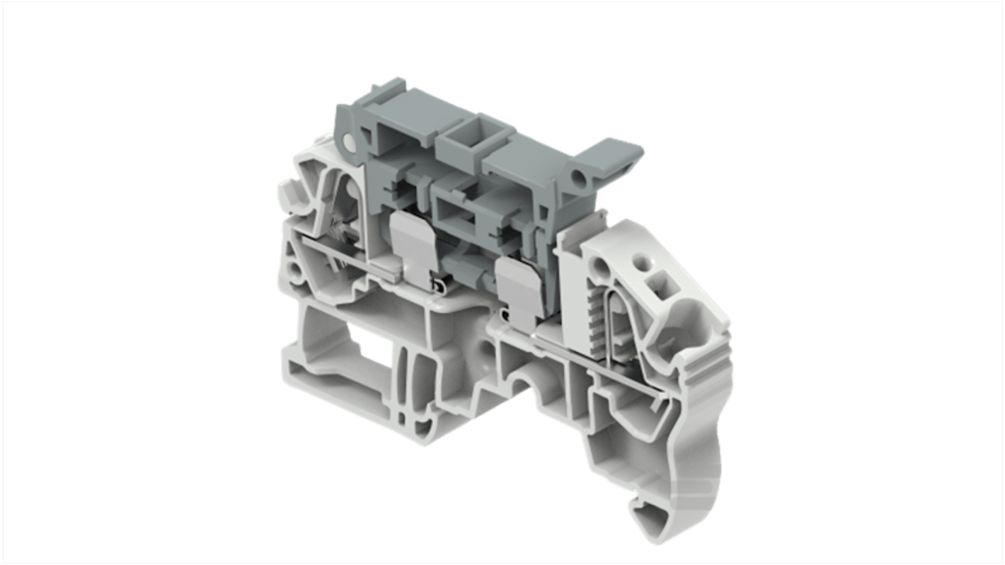 1SNK708410R0000 | Entrelec 1SNK7084 Series Grey Modular Terminal Block ...