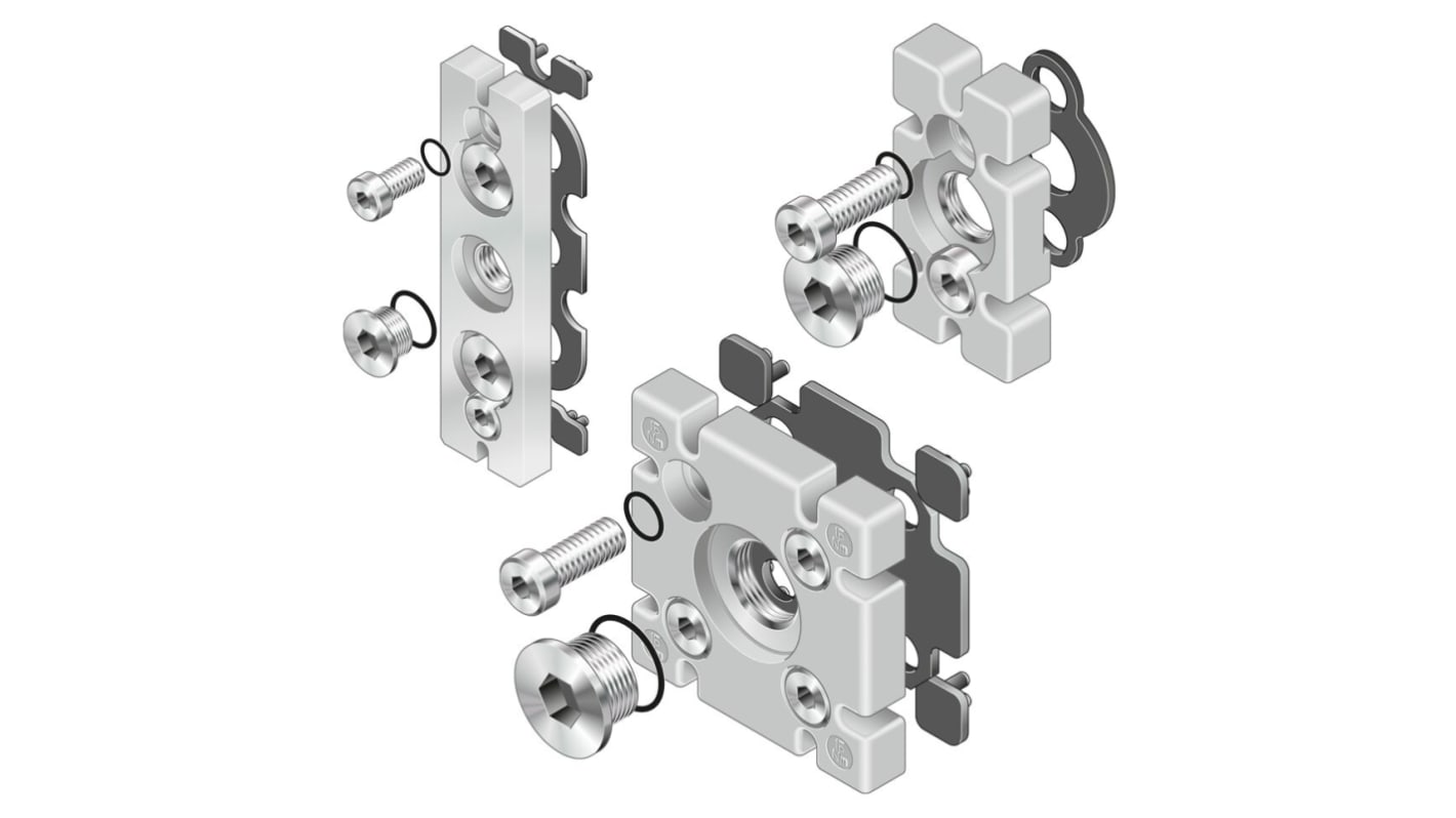 3842523098 | Bosch Rexroth Flanged Plate Connecting Component, Strut ...