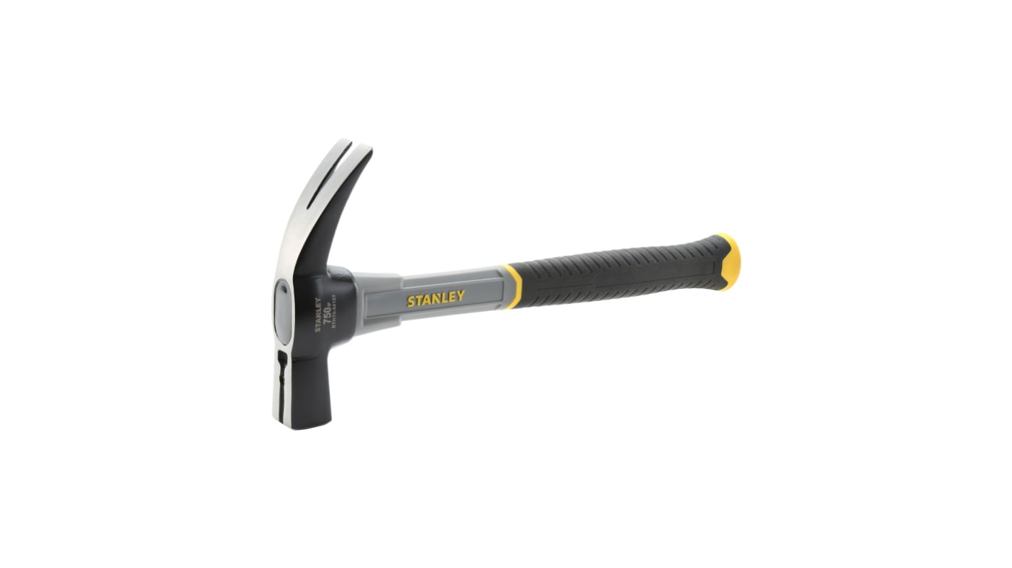 STHT0-54123 | Stanley Steel Claw Hammer with Fibreglass Handle, 1.1kg | RS