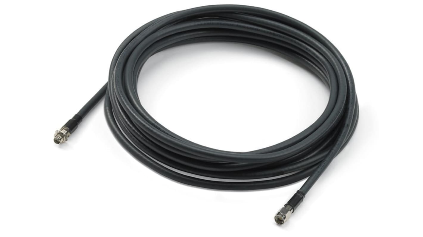 758-970/000-1000 | Wago 758 Series Female SMA to Male SMA Cable, 10m, H155 Coaxial, Terminated | RS