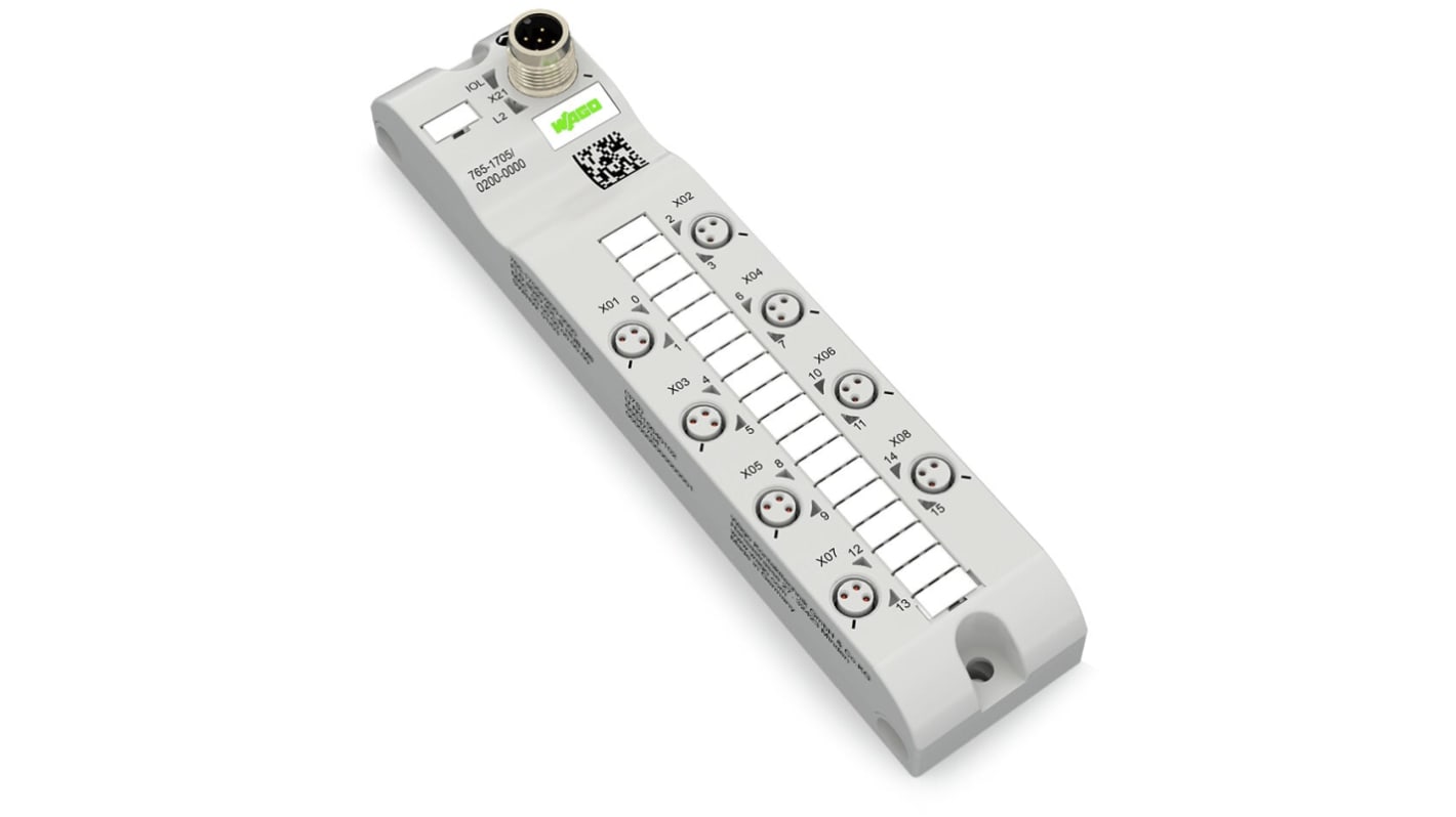 765-1705/200-000 | Wago 765 Series I/O module, M8, 3 way, 8 port | RS