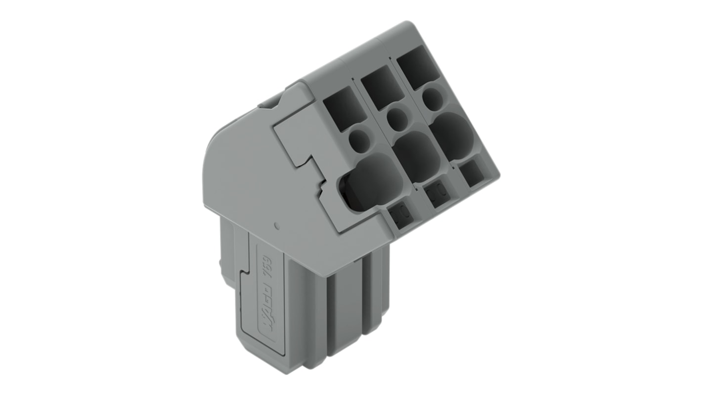 769-103/022-000 | Wago 769 Series Grey Connector, 4mm², Cage Clamp Termination, CSA | RS