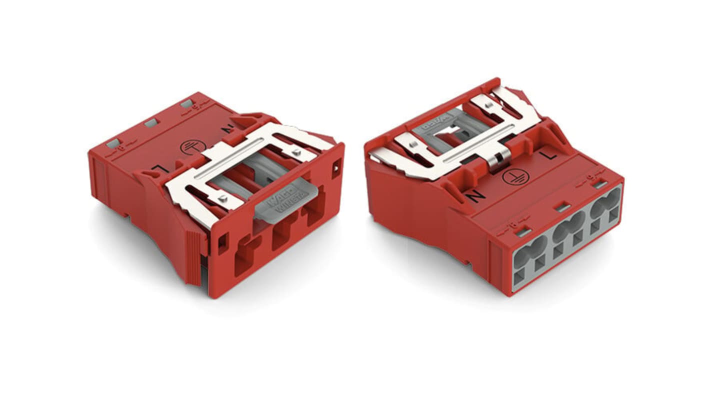 770-2313/007-000 | Wago 770 Series Plug, 3-Pole, Snap-In, 25A, IP20 | RS
