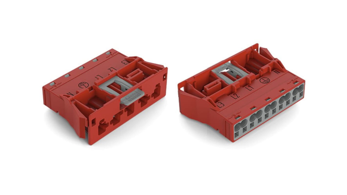 770-2315 | Wago 770 Series Plug, 5-Pole, Snap-In, 25A, IP20 | RS