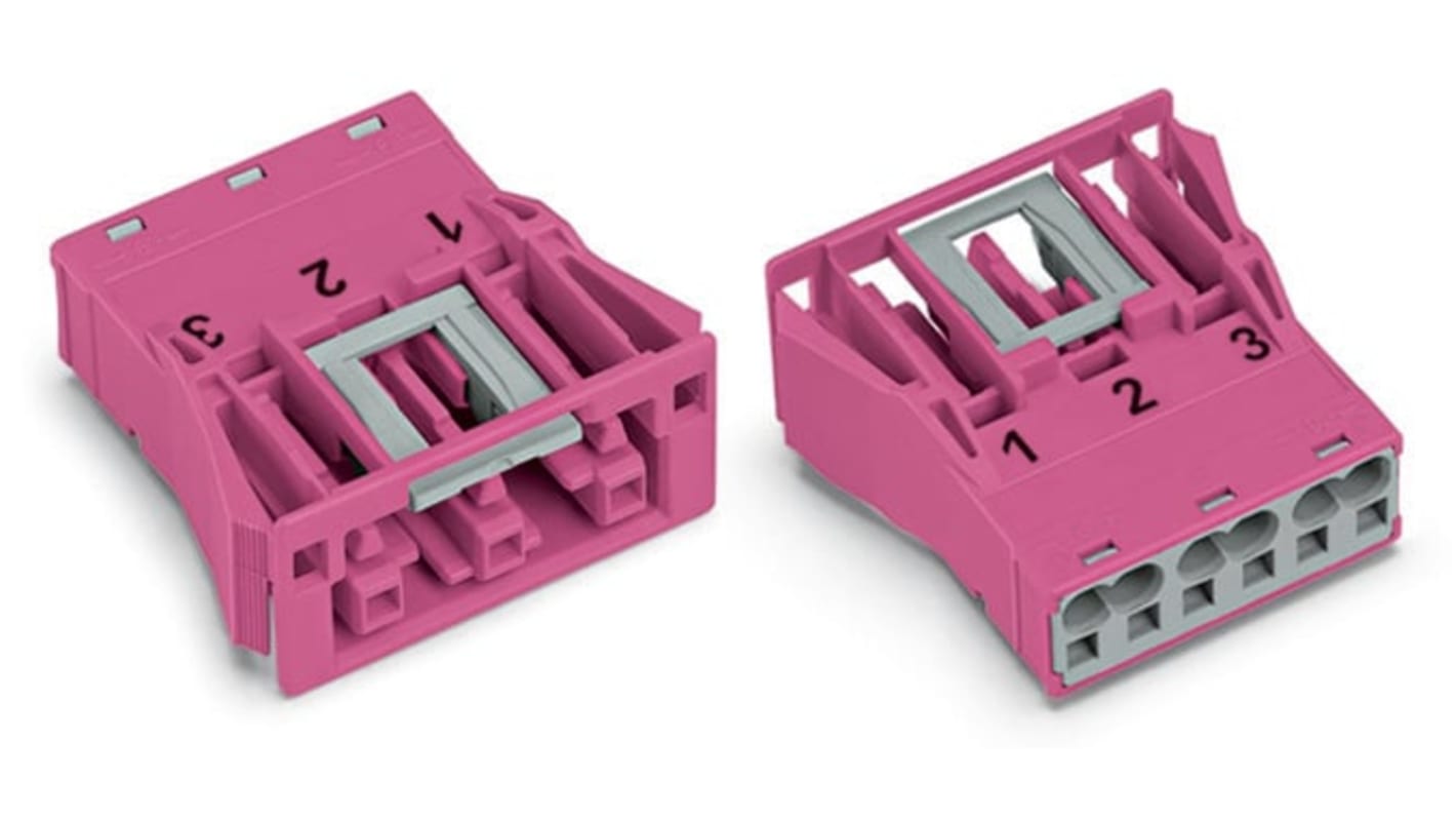 770-783 | Wago 770 Series Socket, 3-Pole, Female, Snap-In, 25A, IP20 | RS