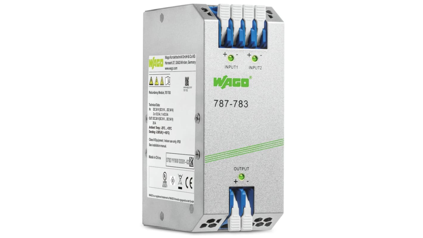 787-783 | Wago Power Supply Redundancy Module, 787 Series | RS