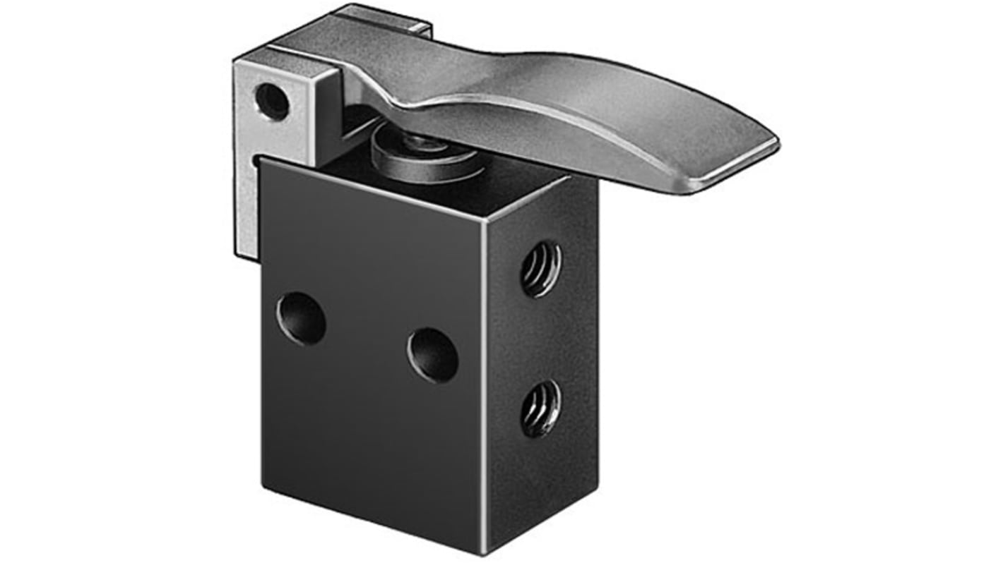 TH-3-M5 | Festo Lever 3/2 Way Valve, Monostable Pneumatic Manual ...