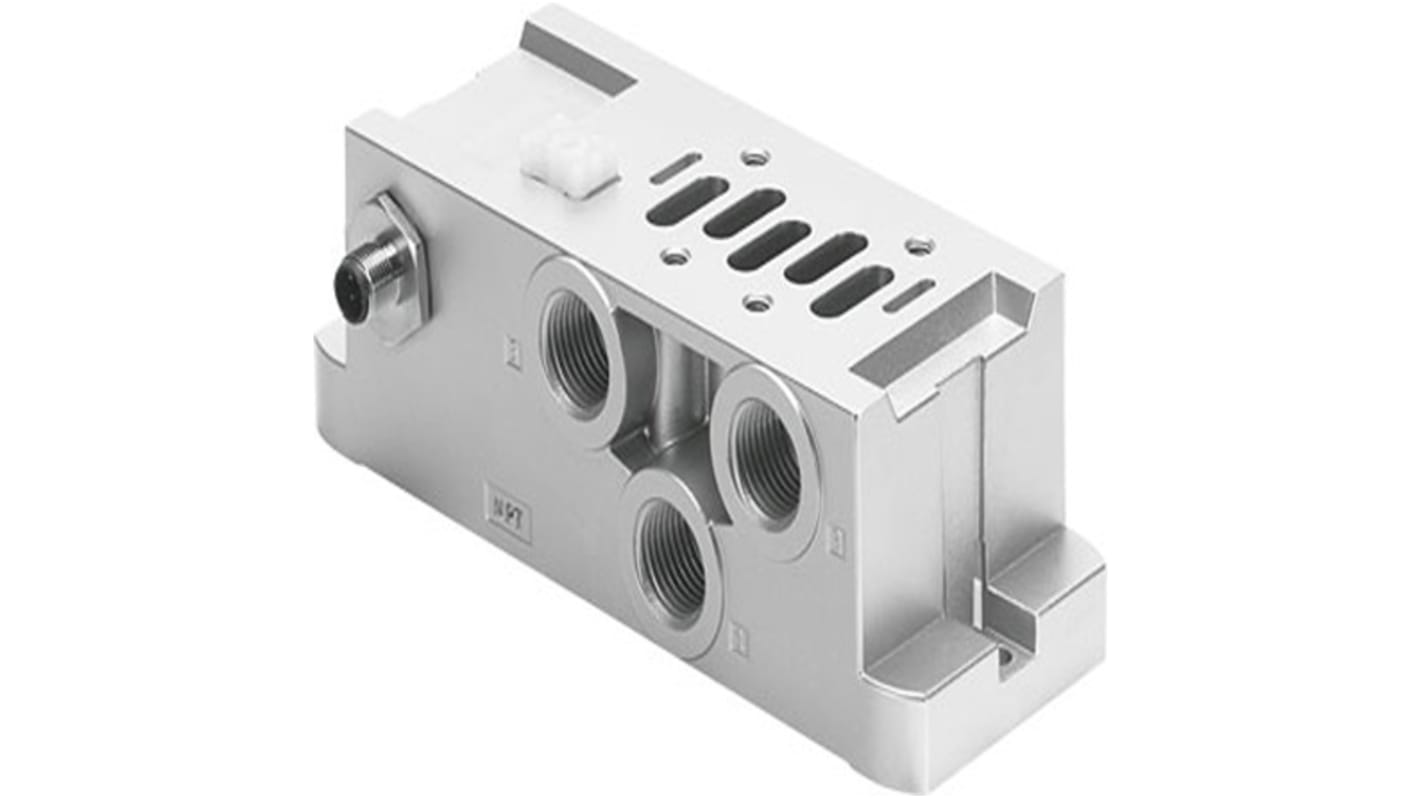 VABS-S2-2S-G12-B-R3-EX1E | Festo VABS series M12 Sub Base for use with ...