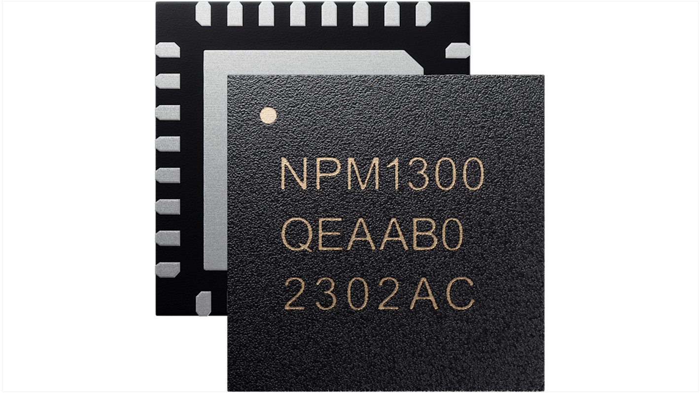 Nordic Semiconductor nPM1300-QEAA-R7, Li Ion Charger IC, 5.5 V, 50mA 32-Pin, QFN32 | RS
