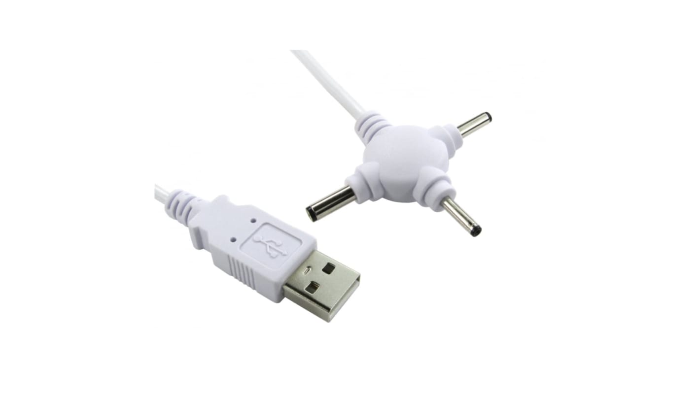 USB2-203 | NewLink Adapter, Male USB A to Male 2.5mm, 3.0mm, 3.5mm DC ...