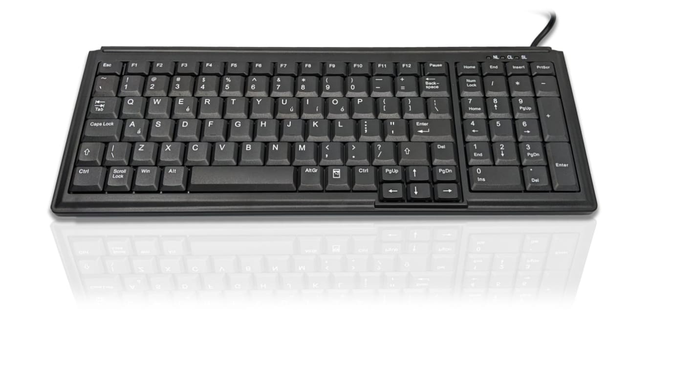 KYB500-K103-BUS | Ceratech KYB500-K103 Wired PS/2, USB Compact Keyboard ...