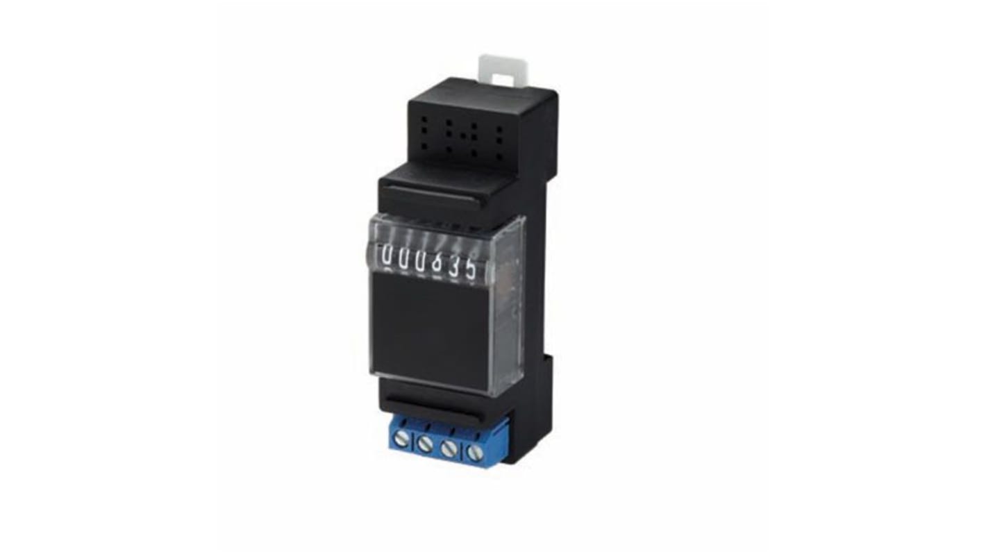 0635532 | Hengstler Type 635 Hour Meter Counter, 6, 7 Digit, 10Hz, 24 V ...