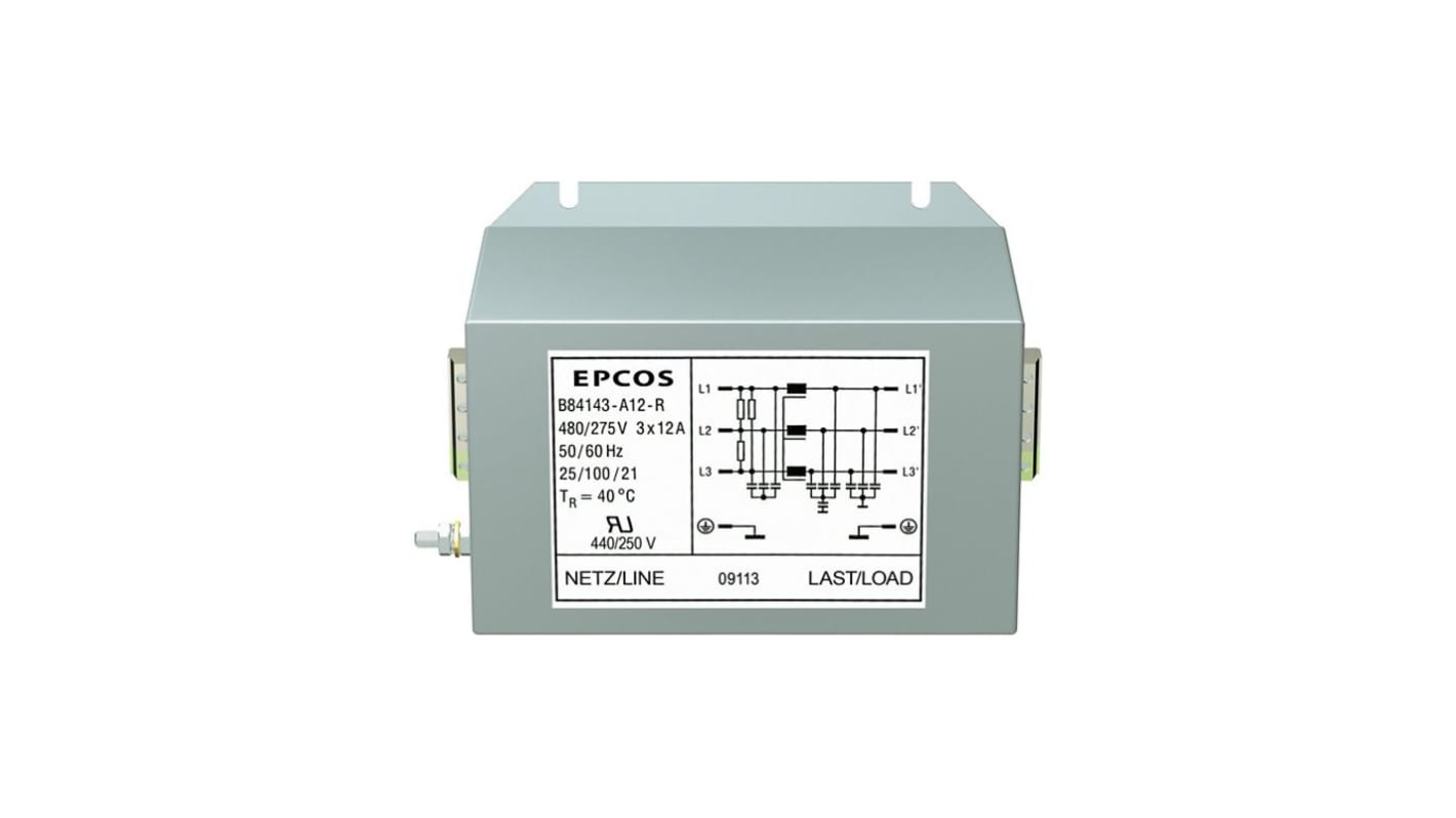 B84143A0150R000 | EPCOS, B84143 150A 480 V 50 Hz, 60 Hz, Chassis Mount ...