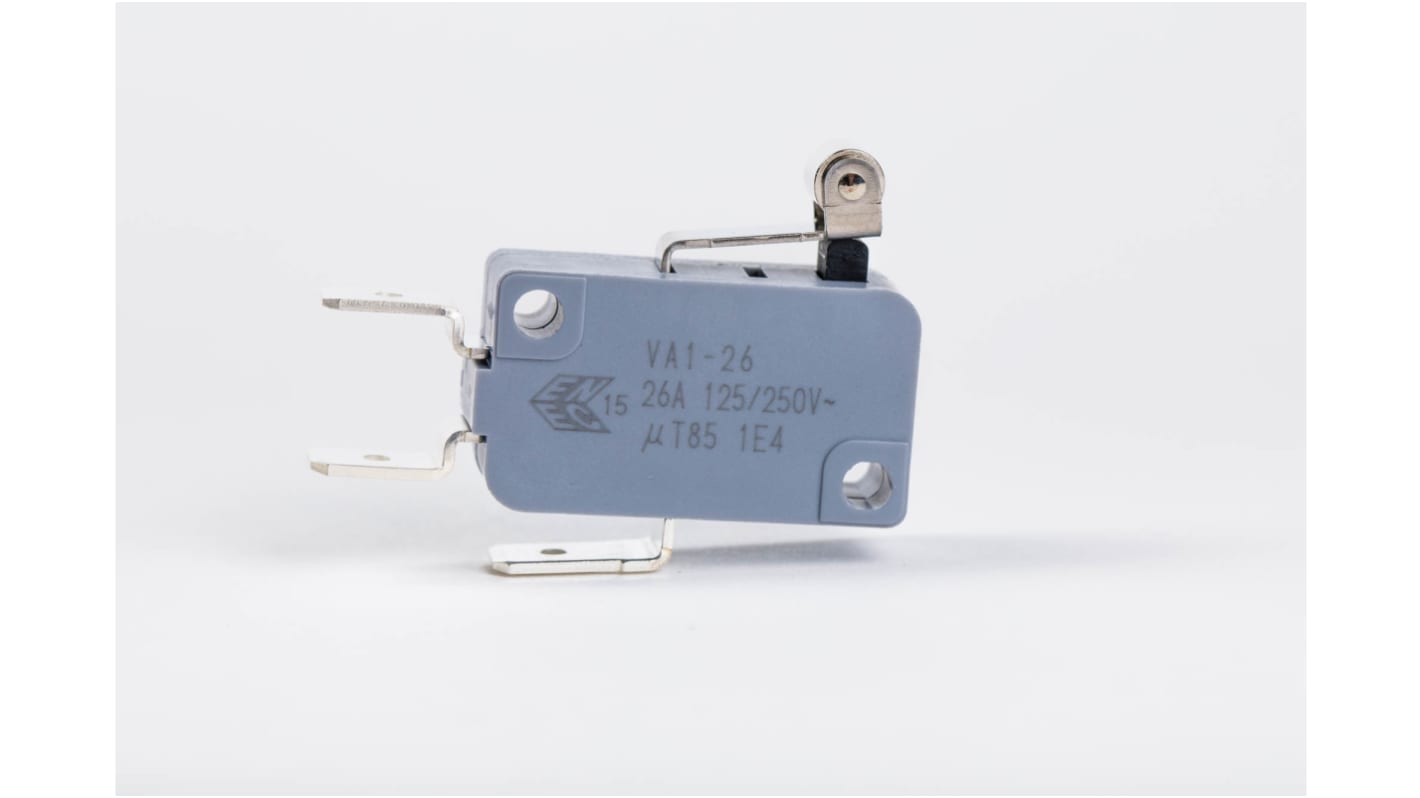 VA1-26Q1-05E0-Z | Zippy Roller Lever Snap Action Micro Switch, Solder ...