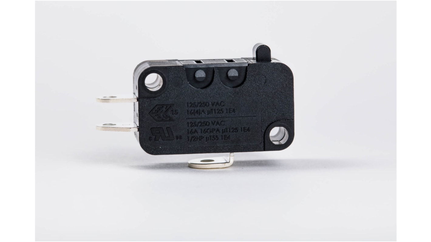 VA2-16S0-00A0-Z | Zippy Snap Action Micro Switch, Solder Terminal, 16A, SPDT | RS