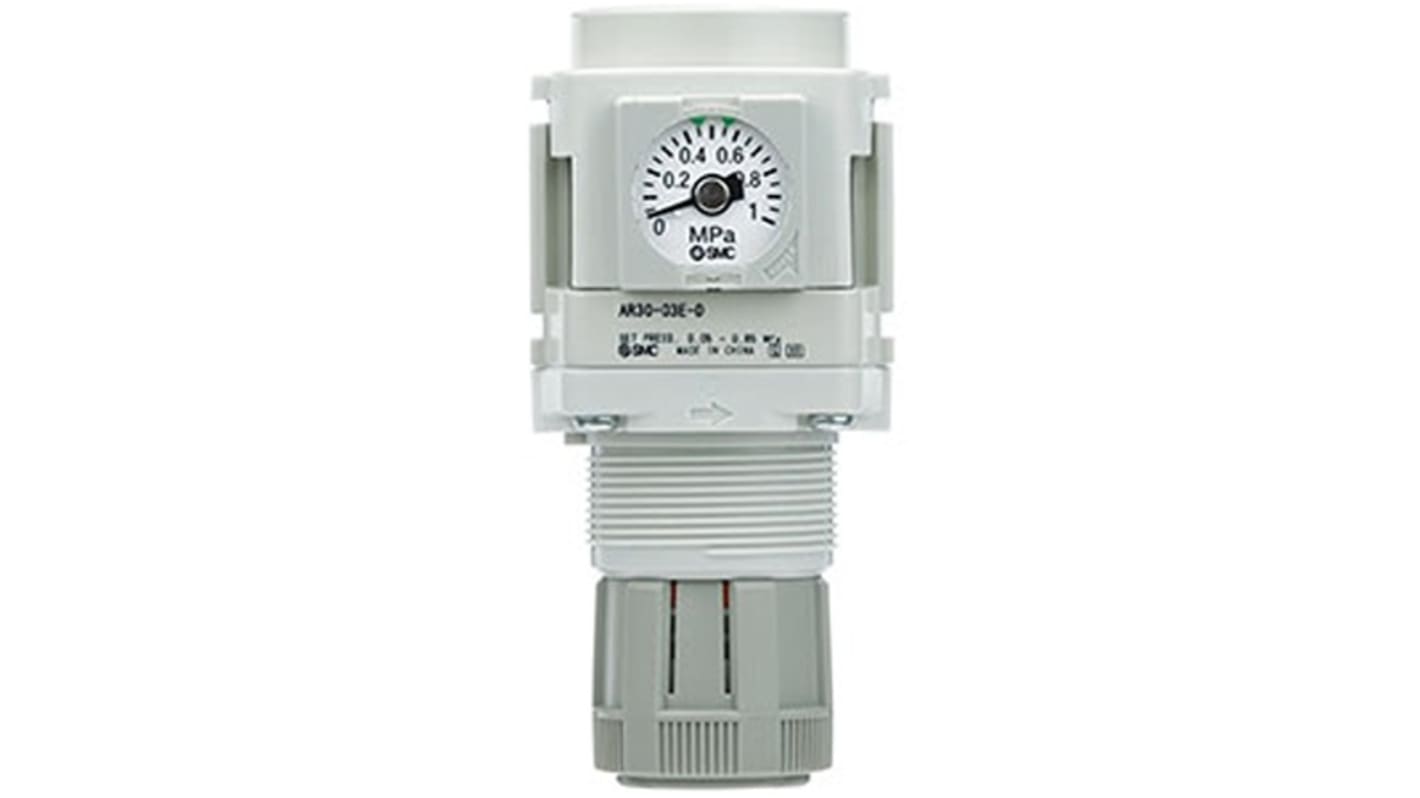 AR20-F02-D | SMC G 1/4 Pneumatic Regulator - 0.5MPa to 0.85MPa, 1/4 in, 1Mpa max. input | RS