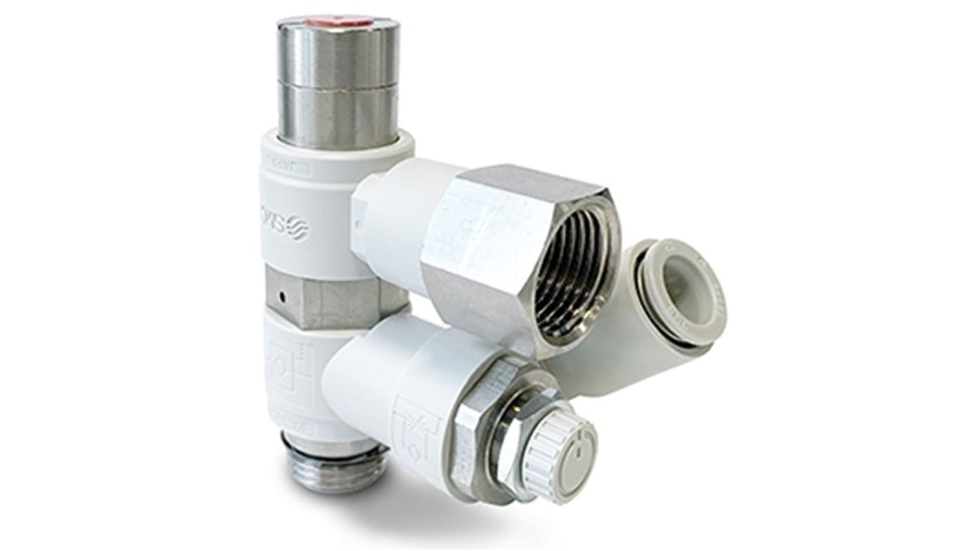 ASP330F-U01-06-X352 | SMC AS Series Threaded Speed Controller, UNI 1/8 ...