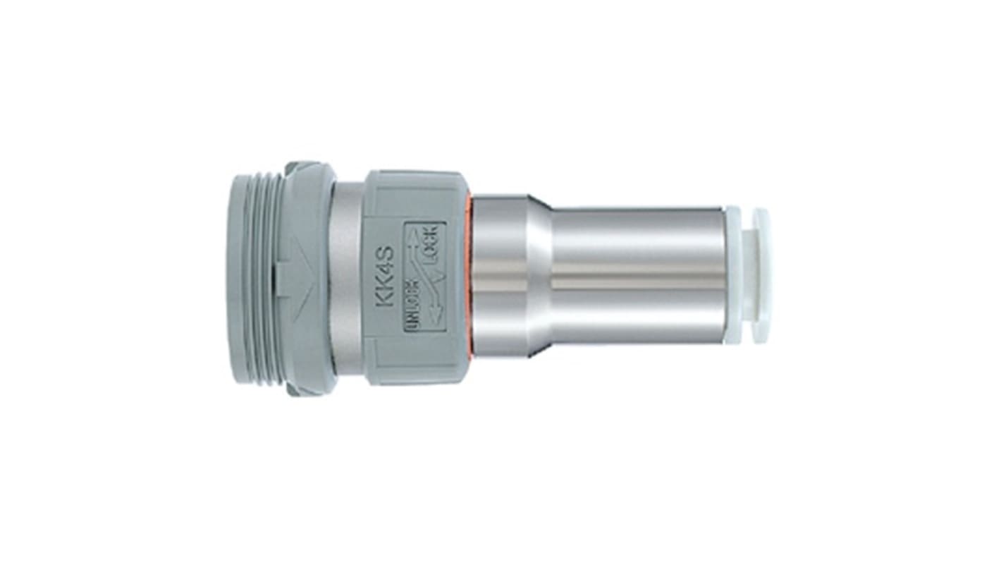 KK2S-04H | SMC Female, Male Pneumatic Quick Connect Coupling, M5 4mm ...