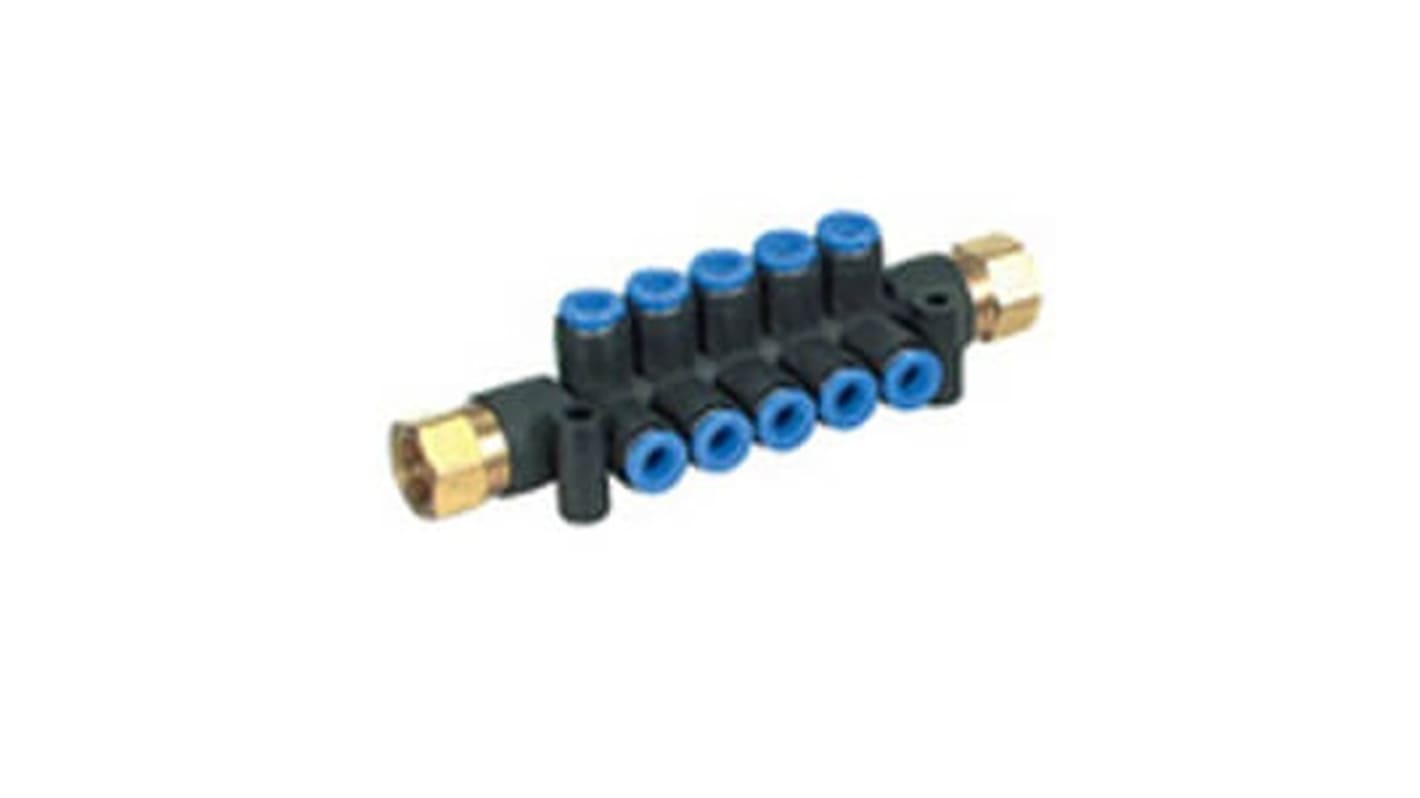 KM12-08-03-6 | SMC KM Series One-touch Fitting, Push In 8 mm to Rc 3/8 ...