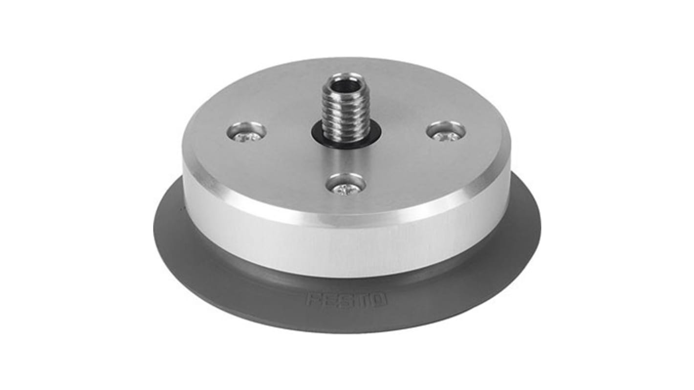 Festo 80mm Flat Fluororubber Suction Cup ESS-80-SF, M10 | RS