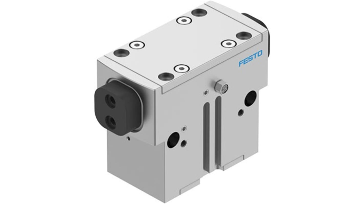 Festo 2 Finger Double Action Pneumatic Gripper, HGPD-40-A-G1, Parallel ...